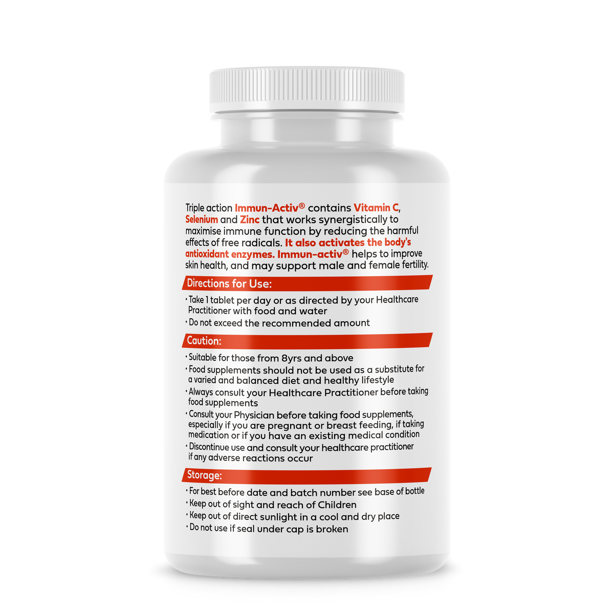 IMMUN ACTIV (X 30 Tablets) – Oaklife vitamins